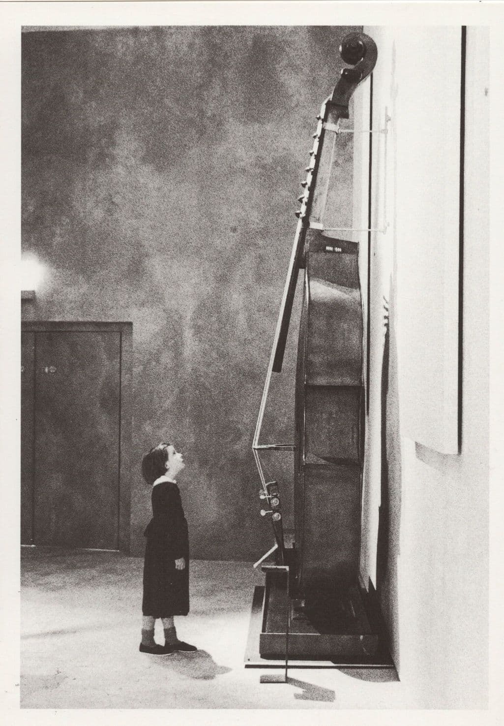 Marc Chaumel Little Girl With Mark Baptiste's Double Bass Postcard ...