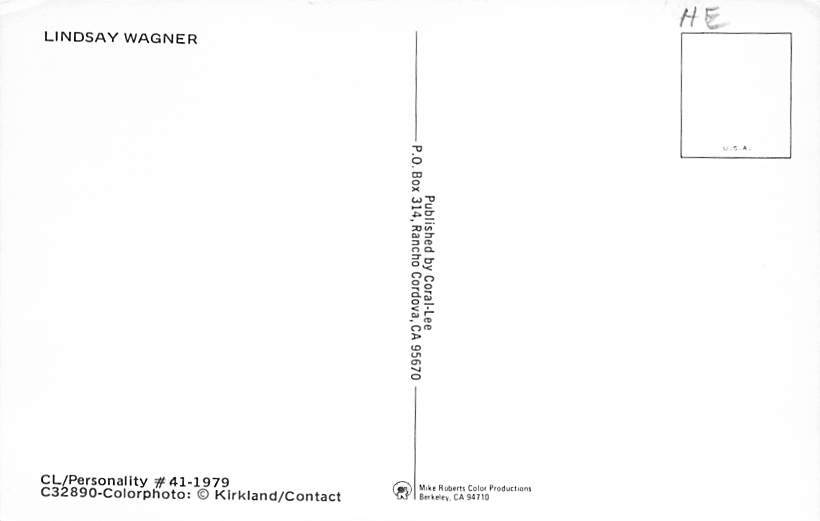 Lindsay Wagner View Back Image | Topics - Entertainment - Music ...