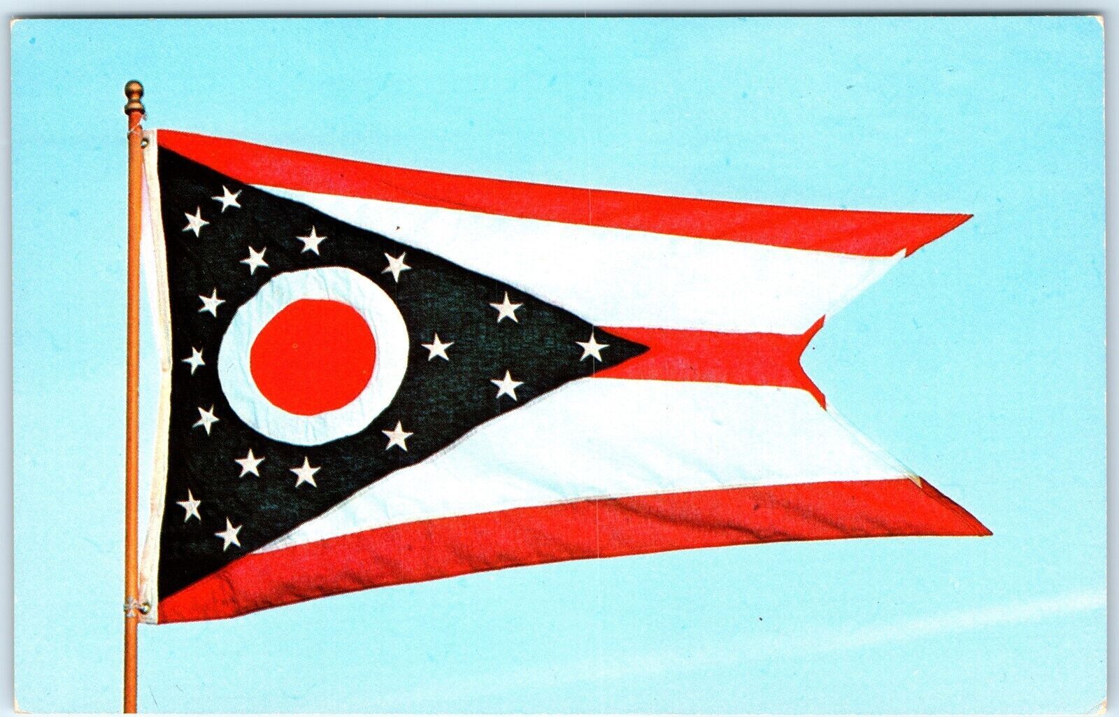 c1960s OH Ohio State Flag History Design John Eisemann Hivnor Chrome PC ...