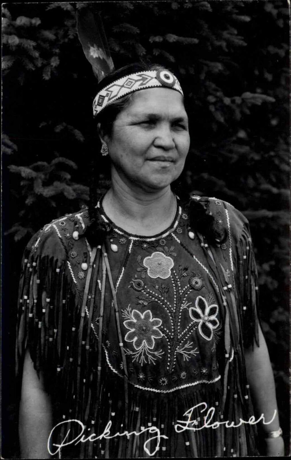 Vintage RPPC Native American Indian Woman TRADITIONAL CLOTHING REAL ...