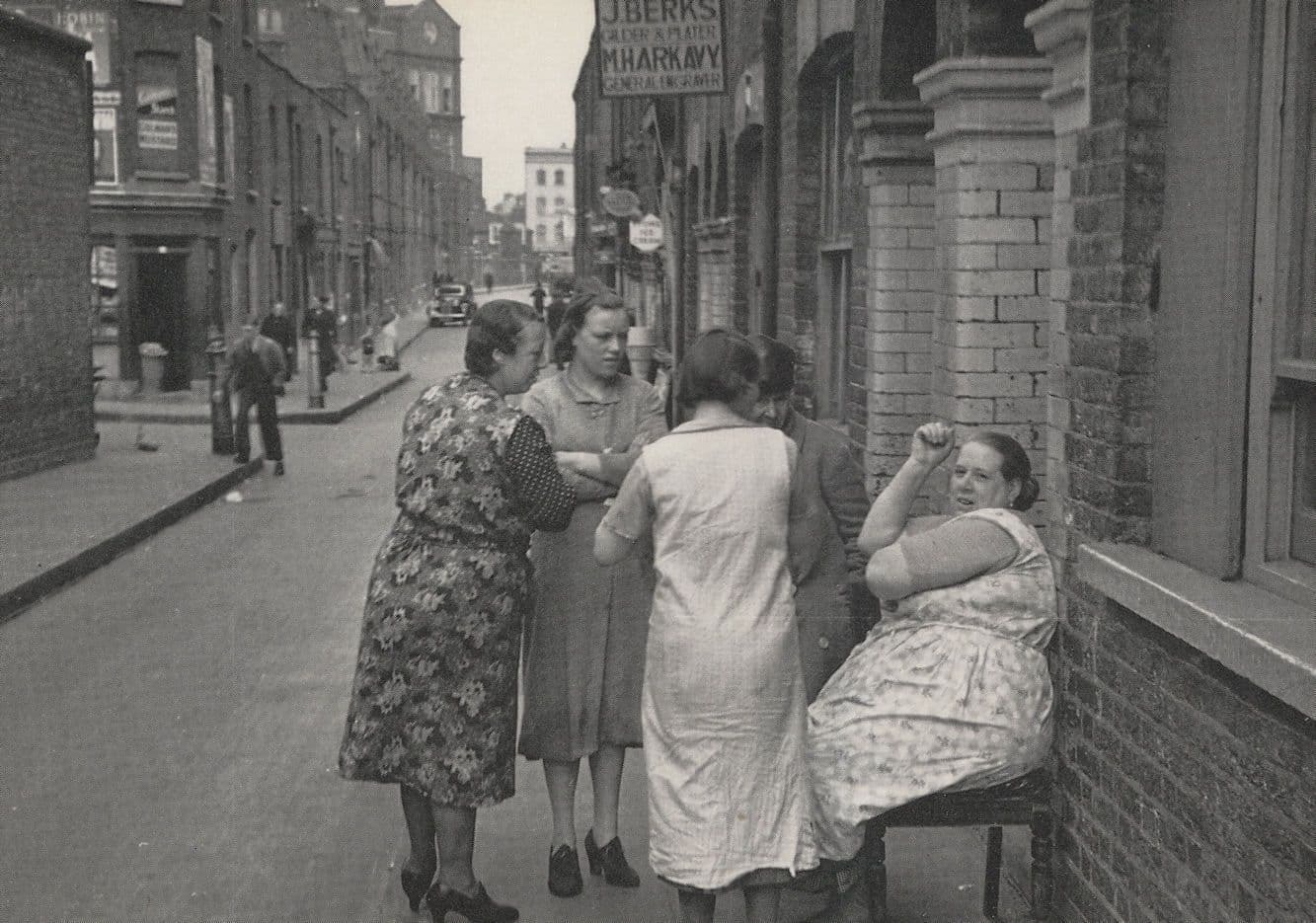Whitechapel London Poverty in 1930s BBC Real Photo Postcard | Canada ...