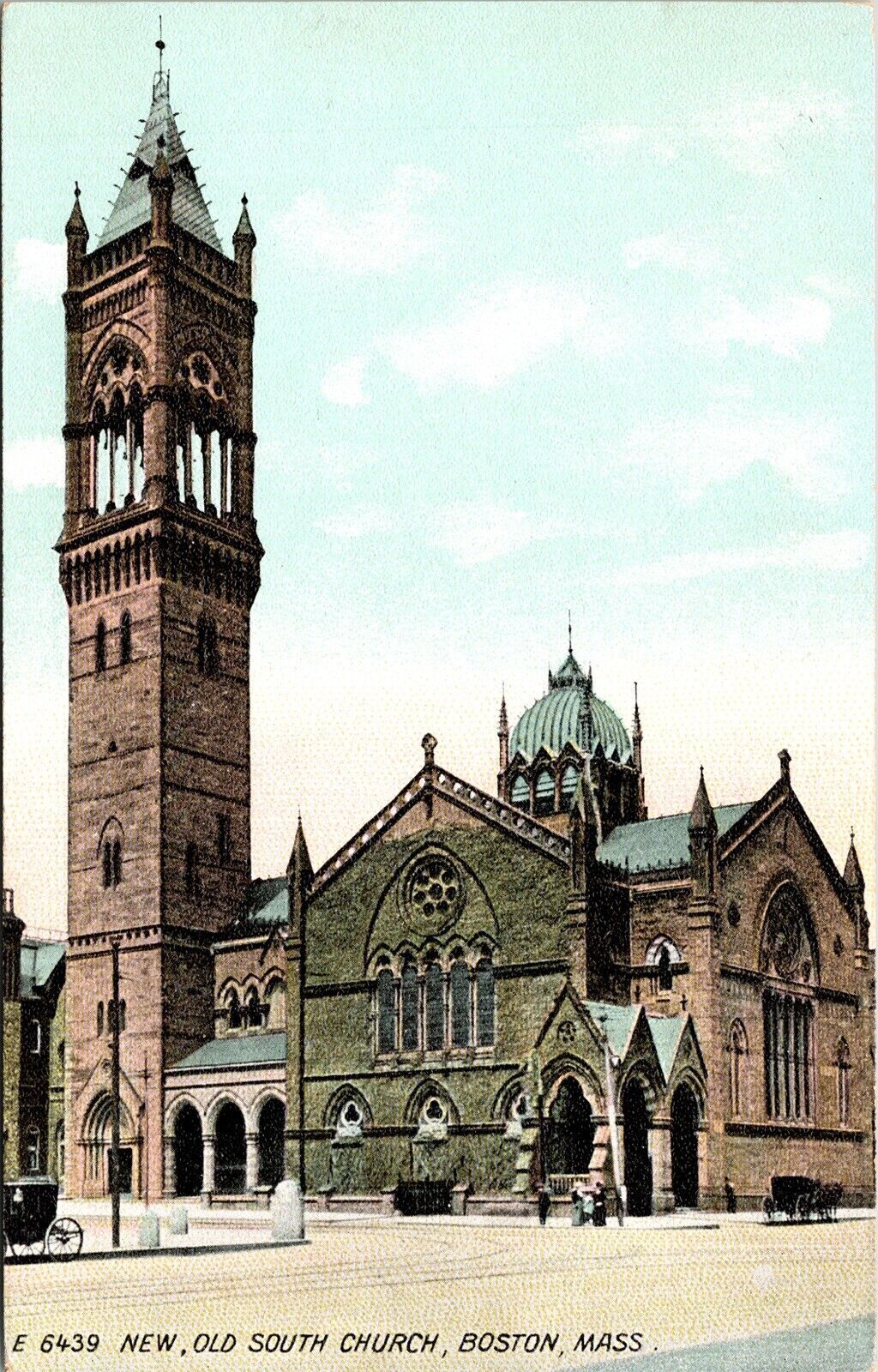 New Old South Church Boston Massachusetts Street View Tower UNP VNG ...