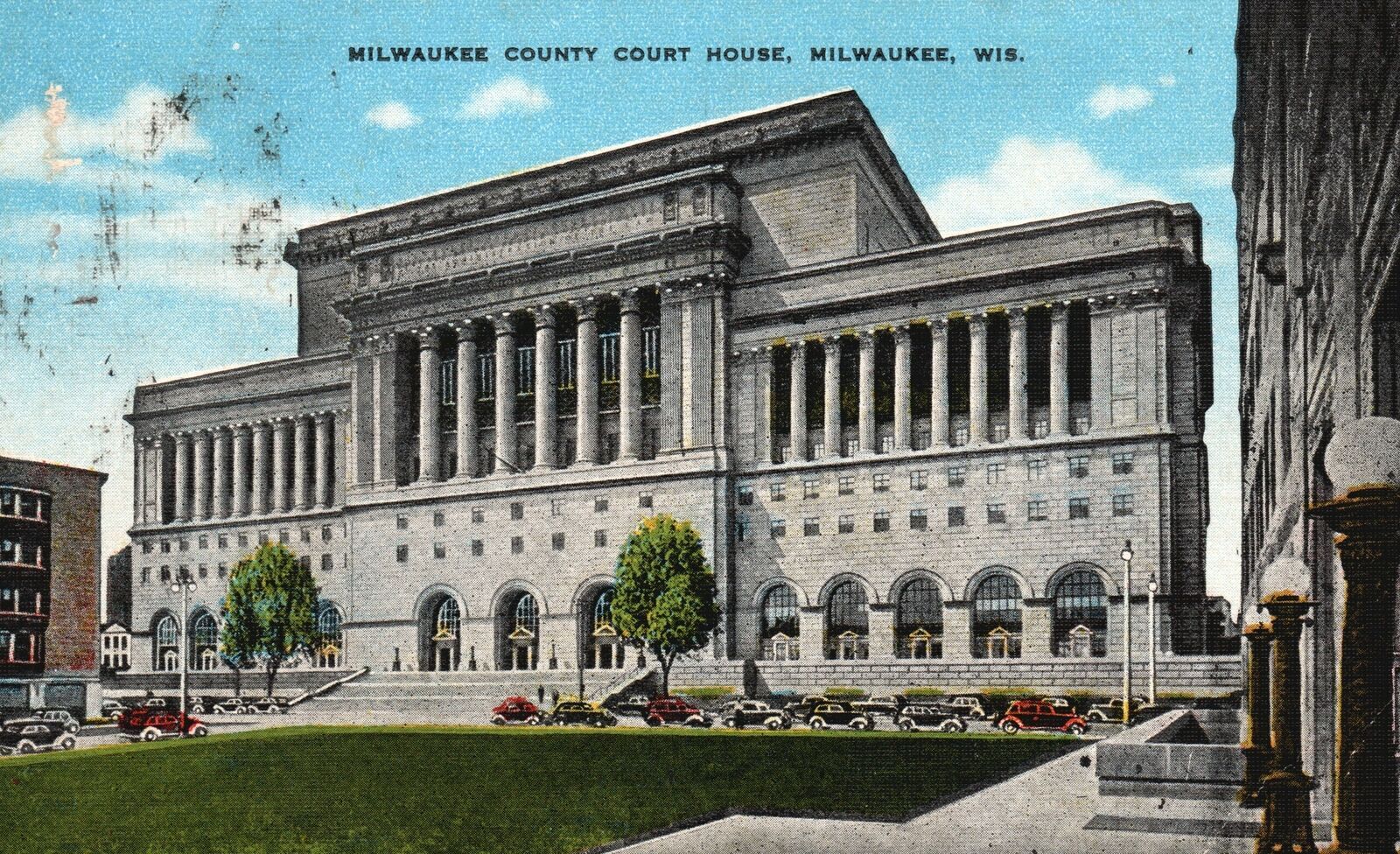 Vintage Postcard 1952 Milwaukee County Courthouse Building Milwaukee ...
