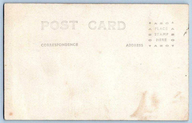 WWI Nurse in Uniform Rppc Identified as MRS Sine RED Cross AZO Stamp ...