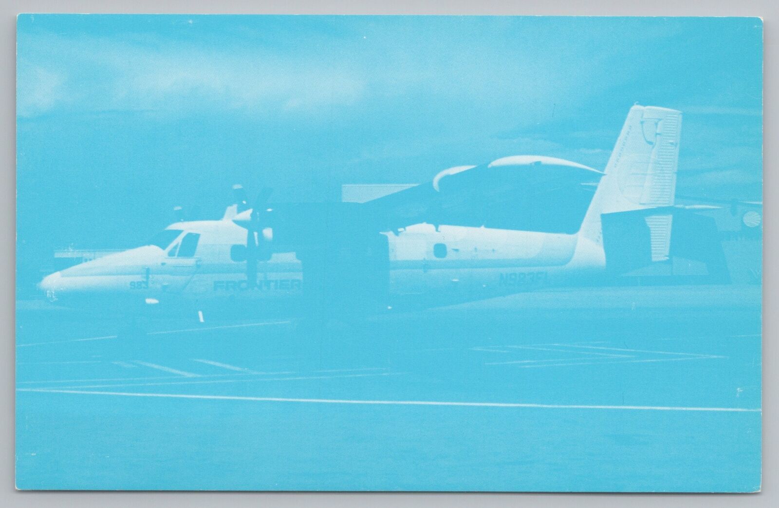 Aircraft~Frontier Airlines DeHavilland Canada DHC-6 Twin Otter~Vintage ...