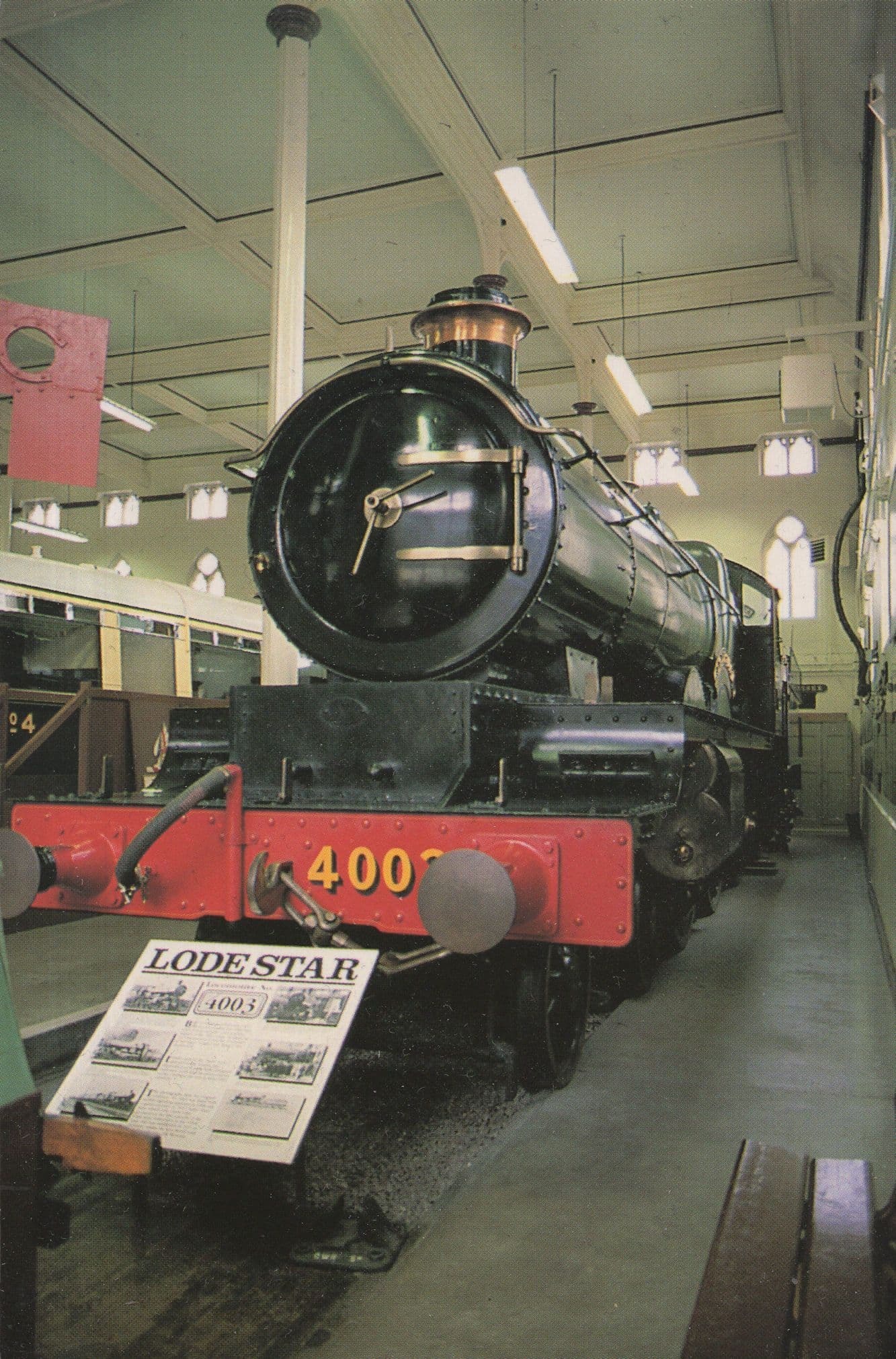 Lode Star 4003 Old Train At Great Western Railway Museum Postcard ...