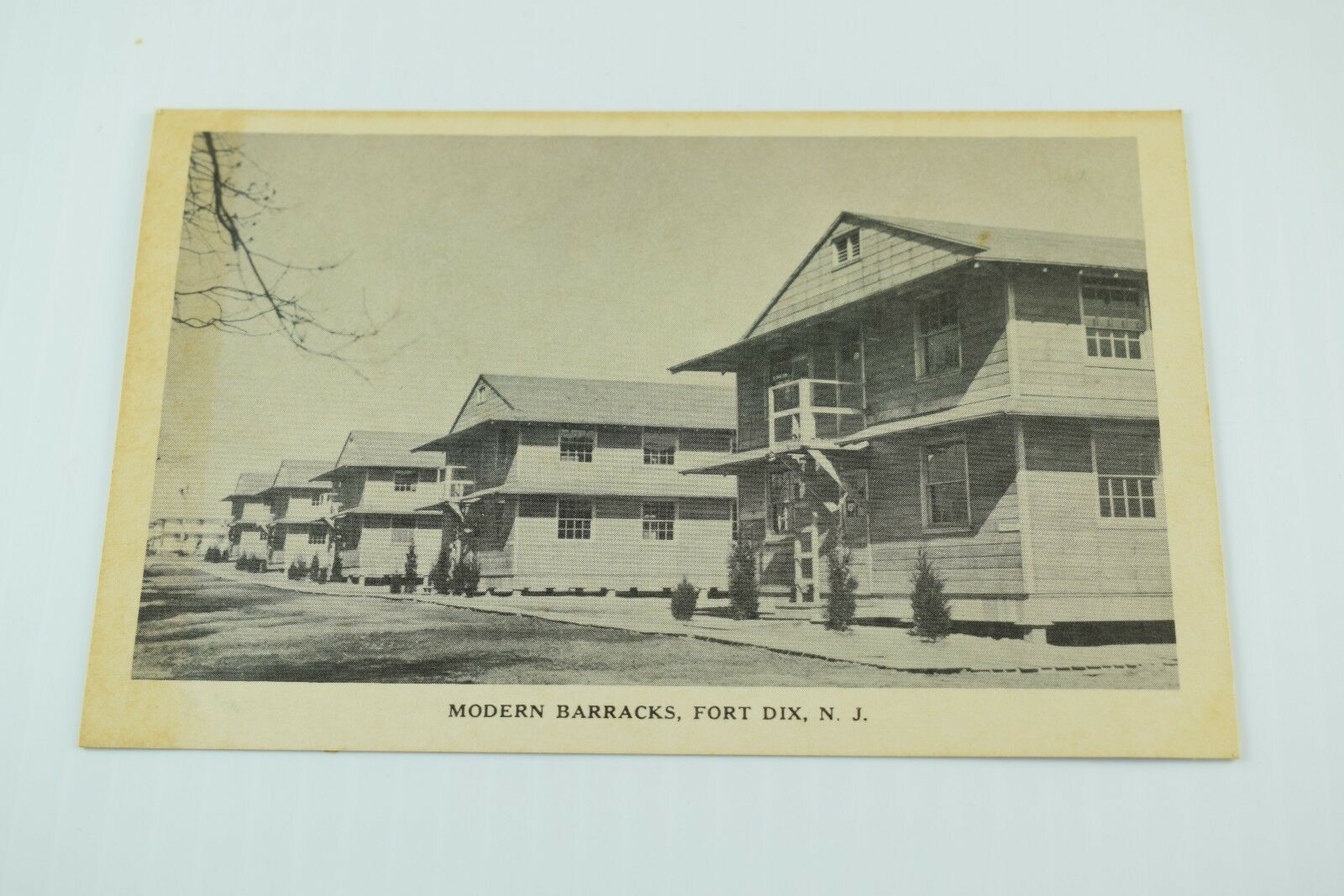 WWI WWII Modern Barracks Fort Dix, NJ World War Vintage Postcard P72 ...