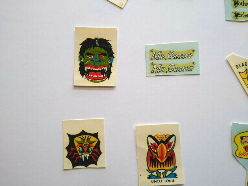 Vintage Model Kit Decals Hot Rods Monster Cars Mr. Gasser Weirdos Revel ...