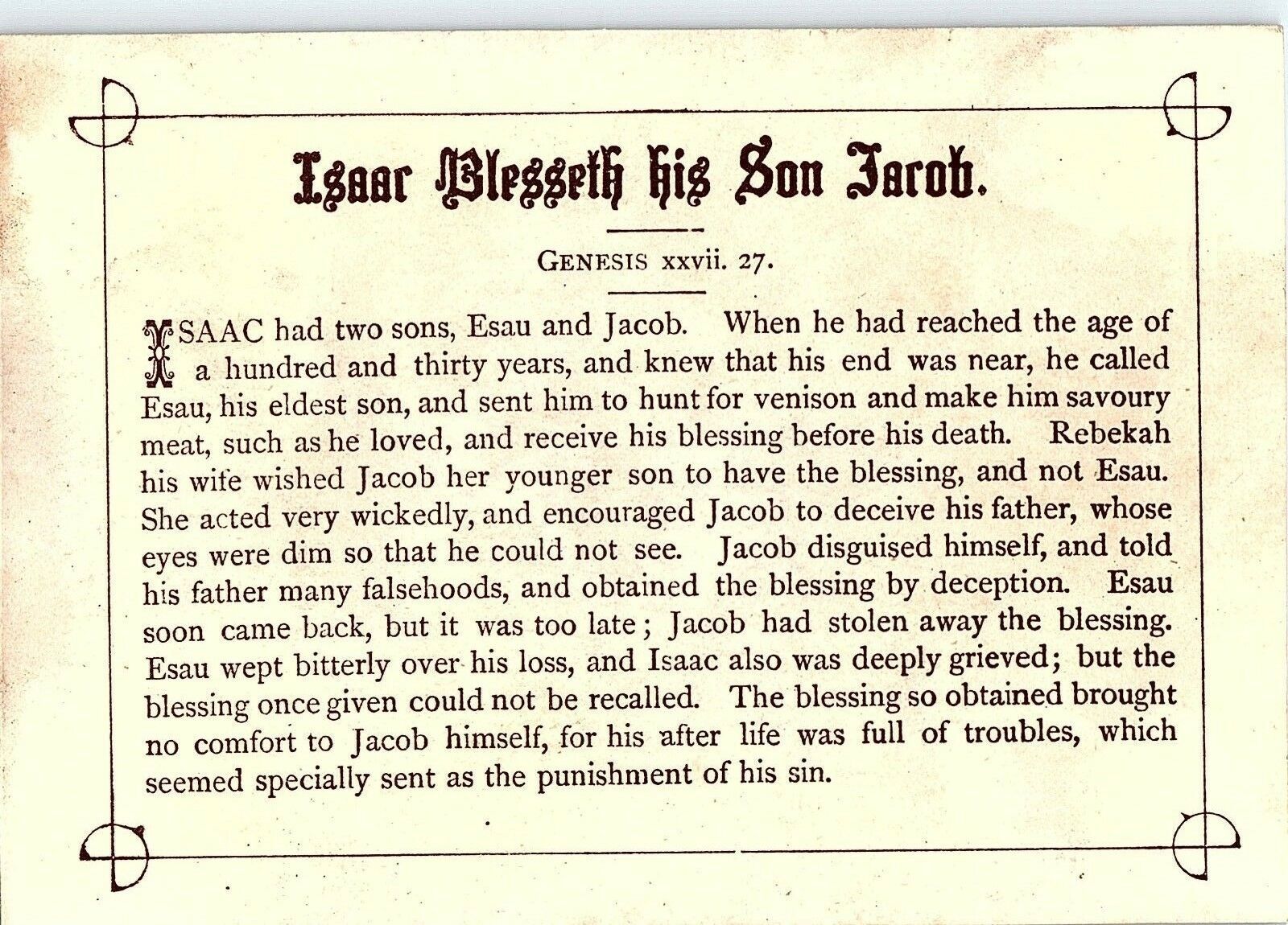 1880's FAB Marcus Ward Isaac Blesseth His Son Jacob Victorian Trade ...