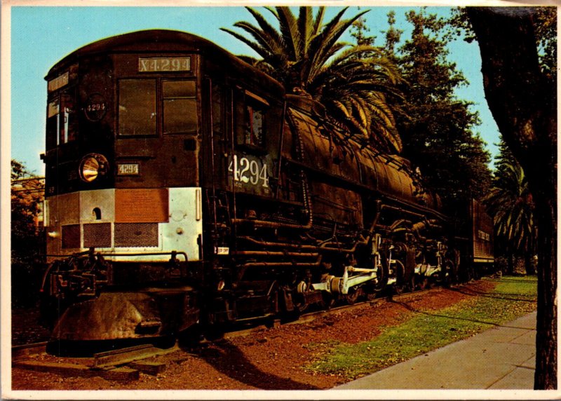 Trains Southern Pacific Railroad Cab Forward Locomotive No 4294 ...