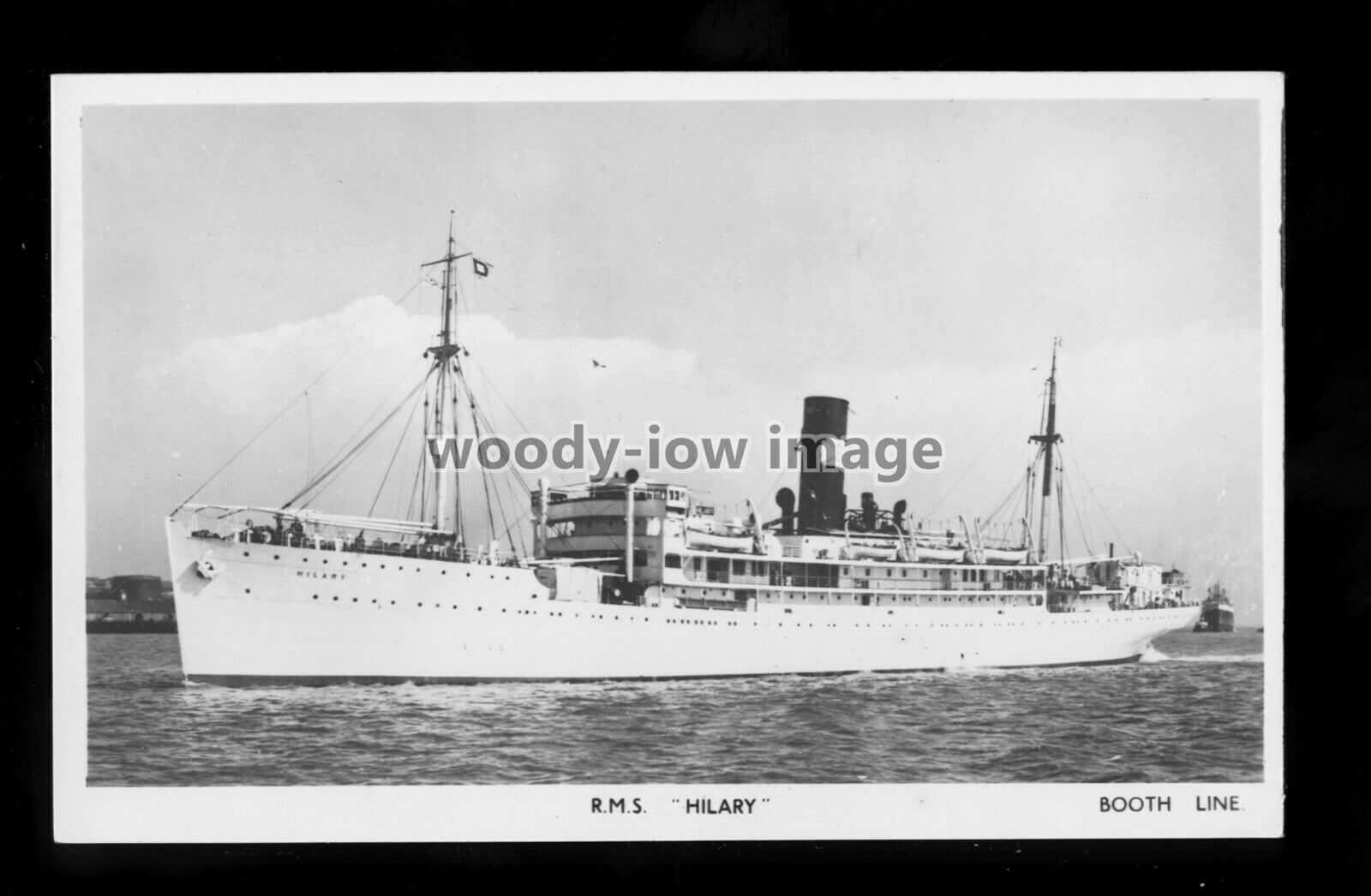 ca0302 - Booth Line Passenger Cargo Ship - Hilary - postcard | Europe ...