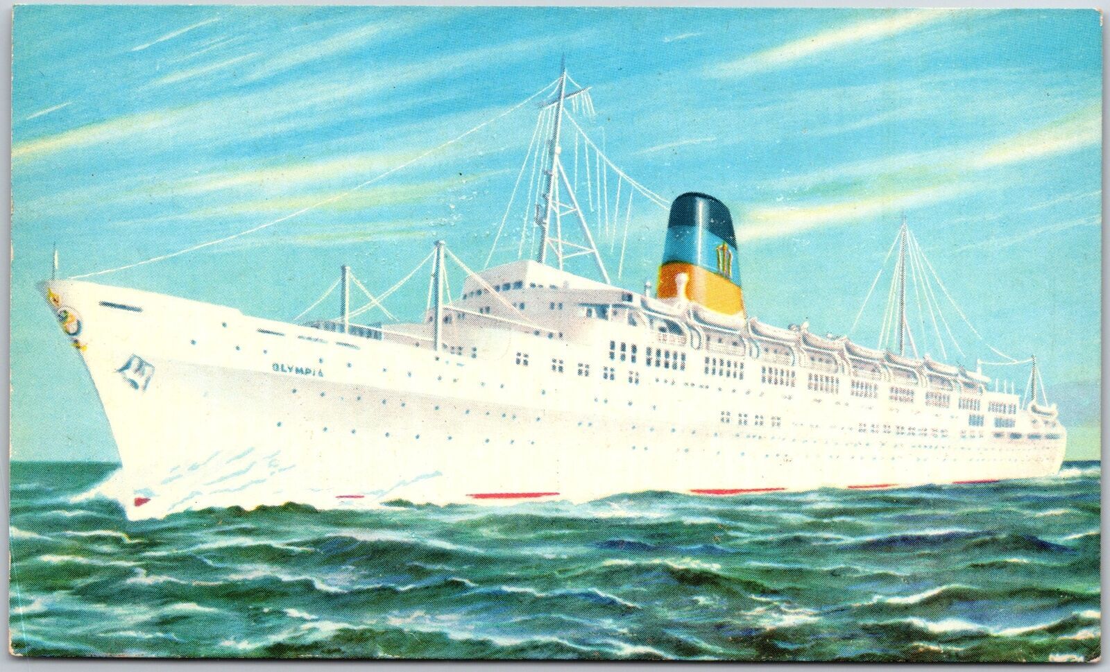T.S.S. Olympia Greek Line MS Regal Empress Cruise Ship Postcard ...