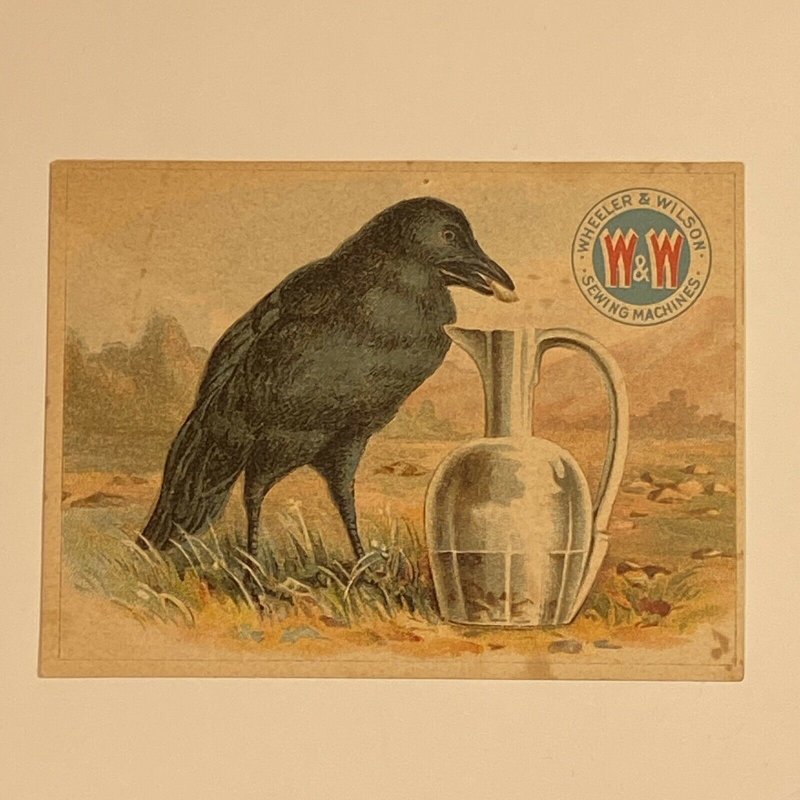 The Crow & The Pitcher Wheeler & Wilson Sewing Machine Bach Pianos ...