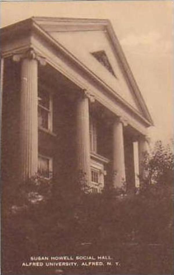 New York Alfred Susan Howell Social Hall Alfred University Artvue ...