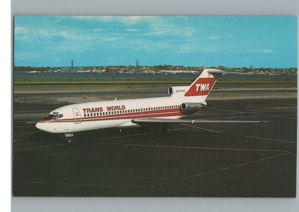 TWA Trans World Airlines McDonnell Douglas Super 80 Airplane Postcard ...