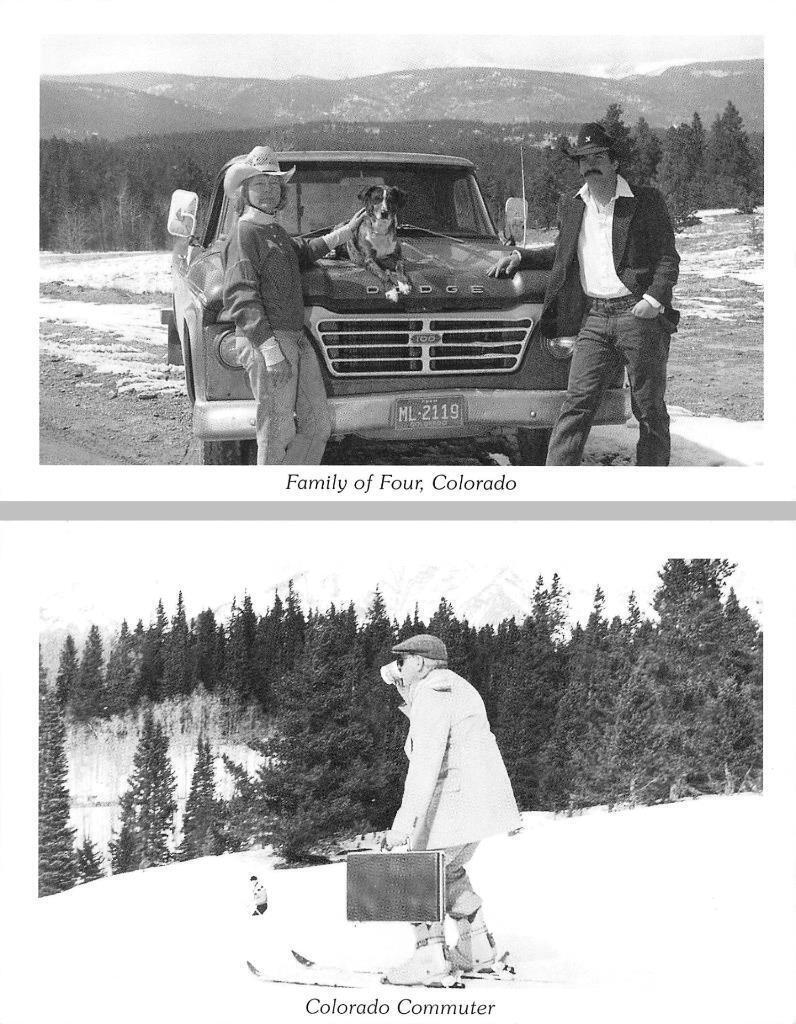 2~Postcards CO Colorado Humor FAMILY OF 4~Couple, Truck & Dog ...