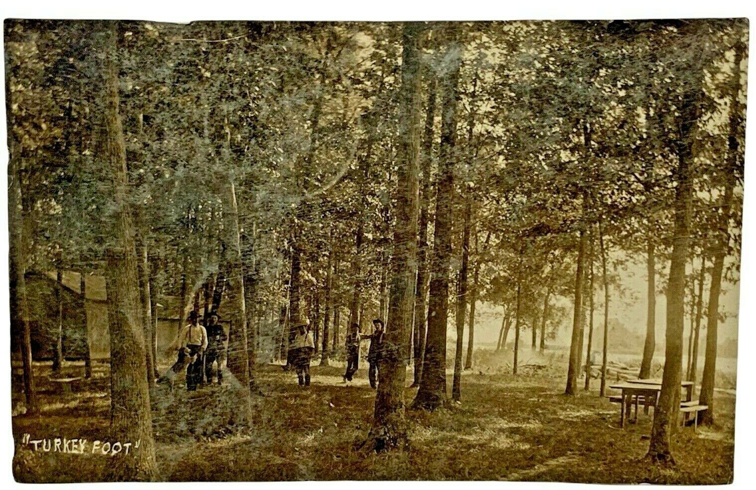 RPPC Of The Turkey Foot Campground In Kentucky 1908 | Europe - Turkey ...