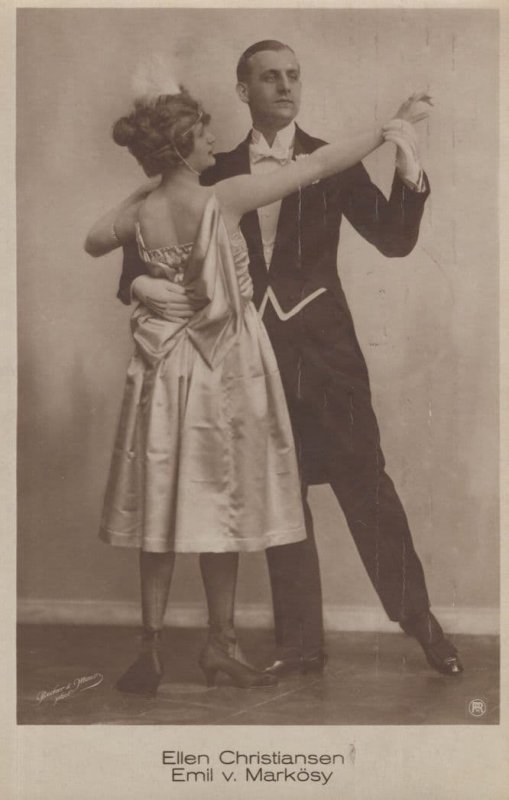 Ellen Christiansen 1913 Old German Ballroom Dancing Postcard | Europe ...