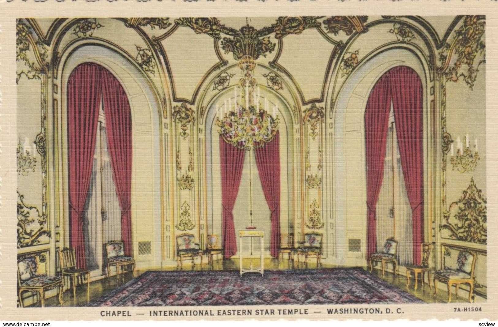 WASHINGTON DC, 1930-40s; Chapel - International Eastern Star Temple ...