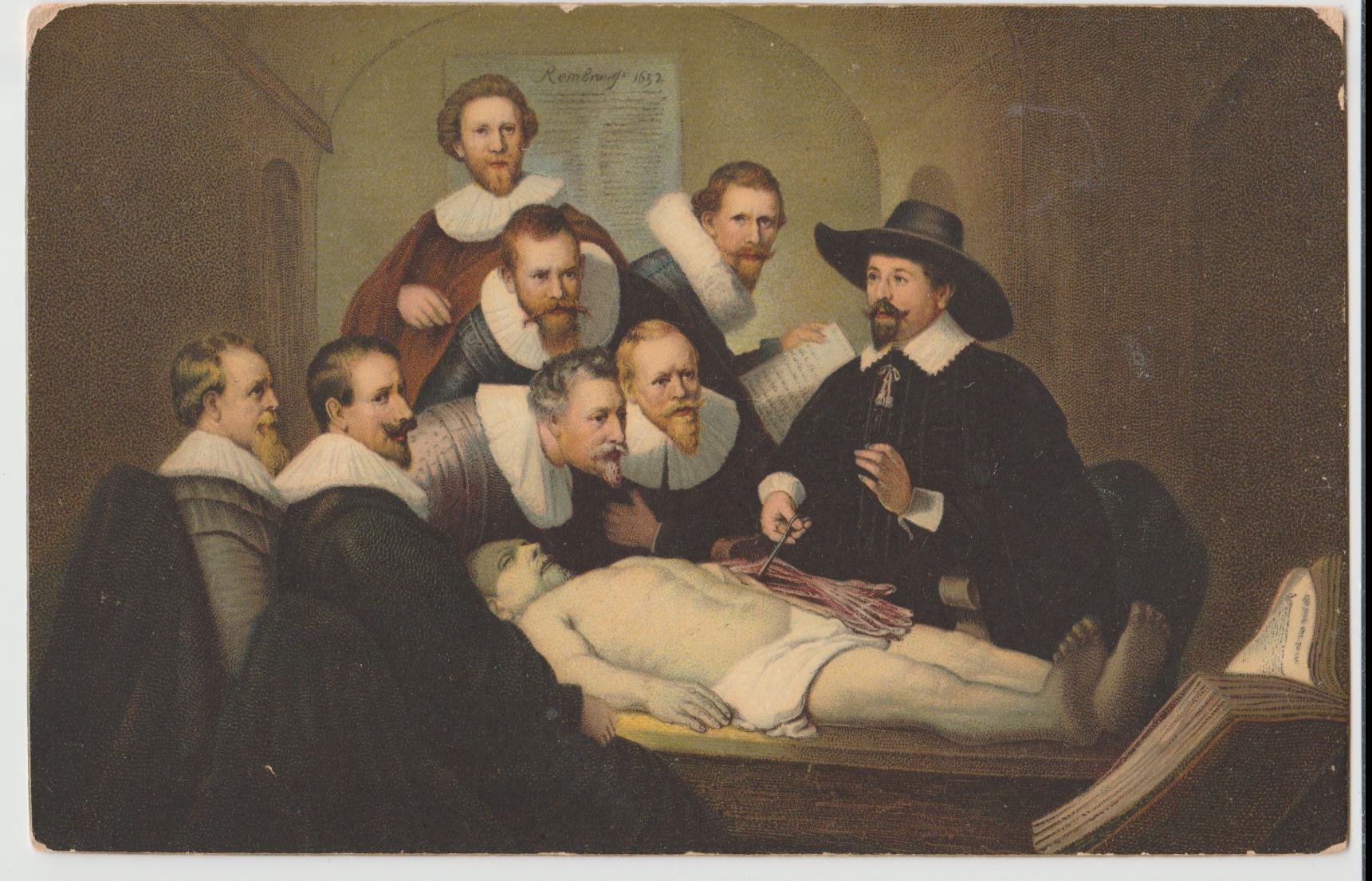 MEDICAL ART ANTIQUE ANATOMY AUTOPSY Vintage c1910 anatomie Haag ...