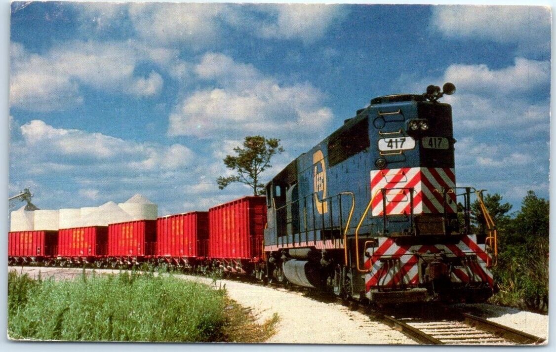 Postcard - Florida East Coast Railway, GP40-2, Number 417, Cidco Park ...