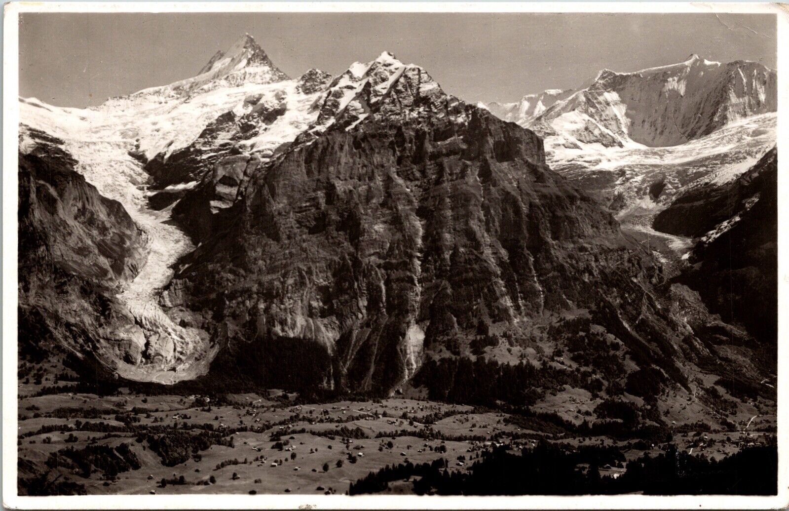 Oberer Unterer Fletscher Schreckhorn Mettenberg Viescherwand Postcard ...