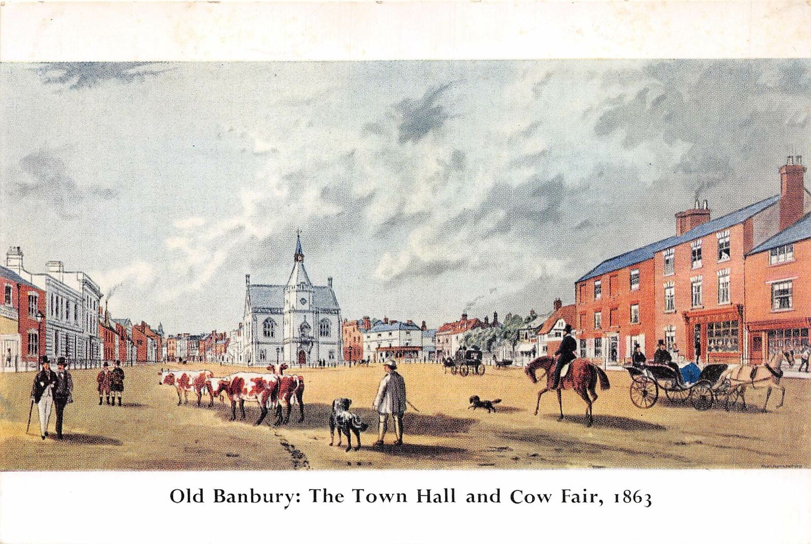 uk47653 town hall and cow fair old banbury uk | Europe - United Kingdom ...