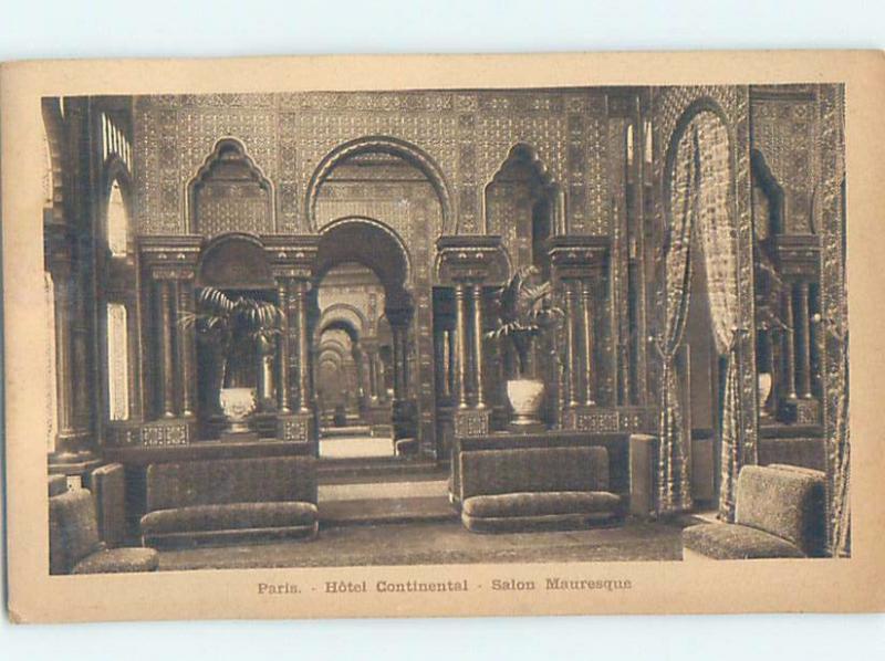 1920's SALON AT CONTINENTAL HOTEL Paris France F6690 | Europe - France ...