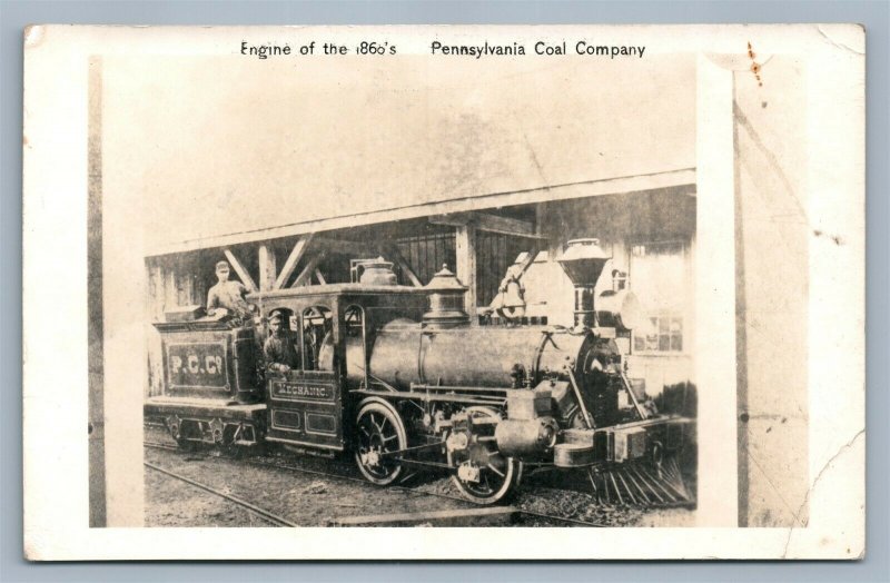 Ferrocarril de Pennsylvania carbón Co. Tren Ferrocarril Vintage Foto ...