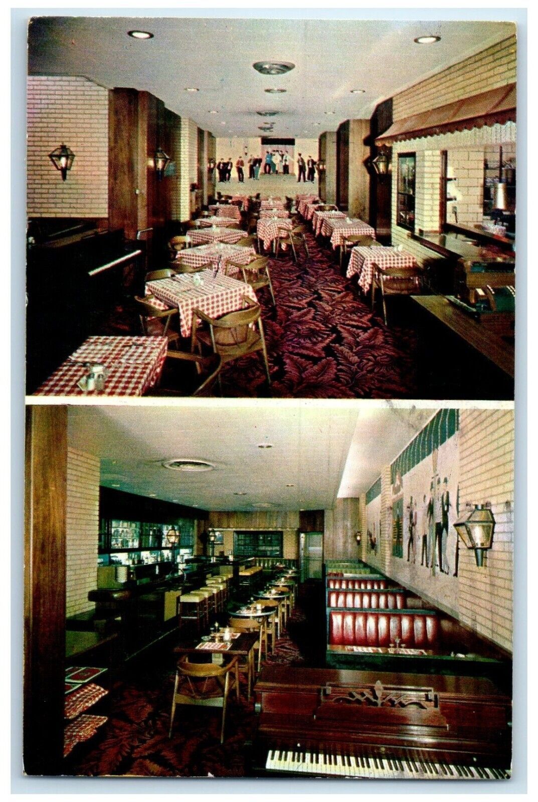 c1960 Lamp Post Corner Hotel Sinton Bar Restaurant Cincinnati Ohio OH ...