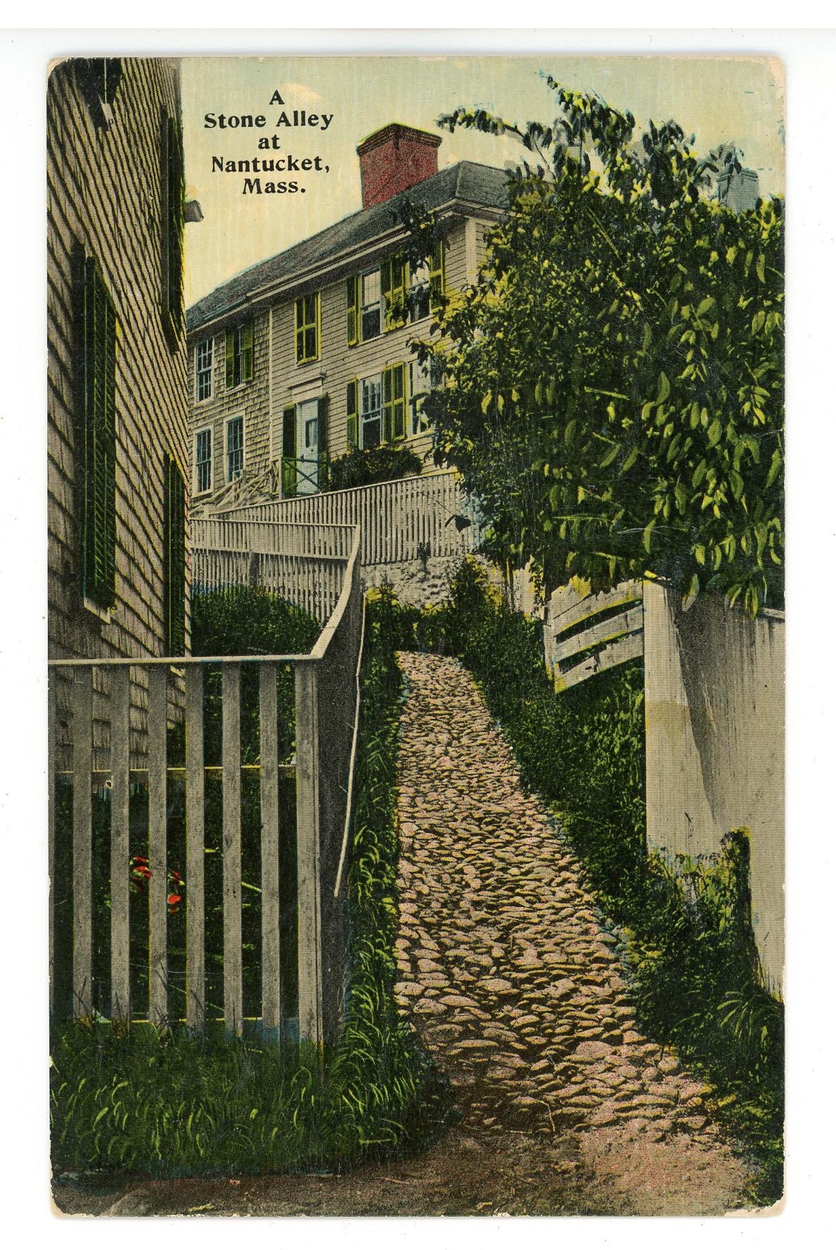 MA - Nantucket. Stone Alley *RPO- New Bedford & Nantucket Railroad ...