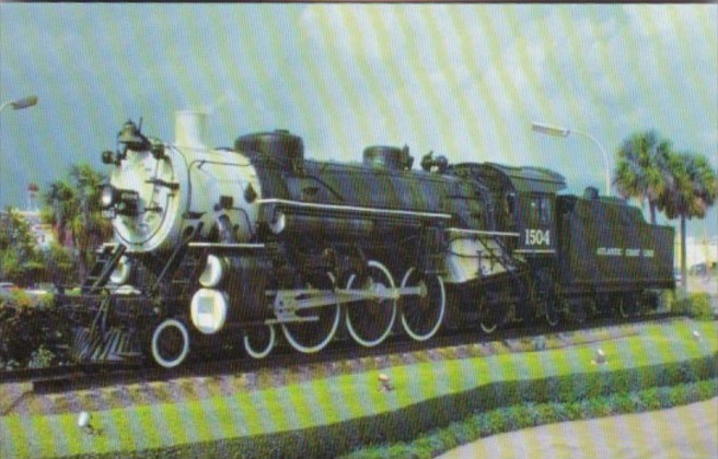 Atlantic Coast Line Steam Locomotive # 1504 At Seaboard Coast Line ...