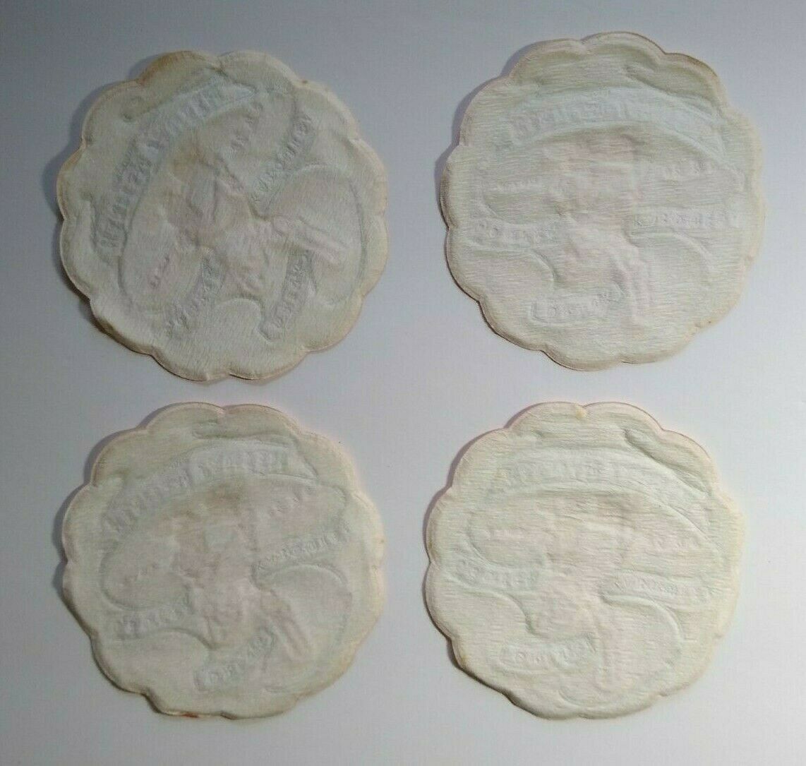 Gnome Dwarf Louter Kabouter Herman Jansen Fabric Drink Coasters 1950s ...