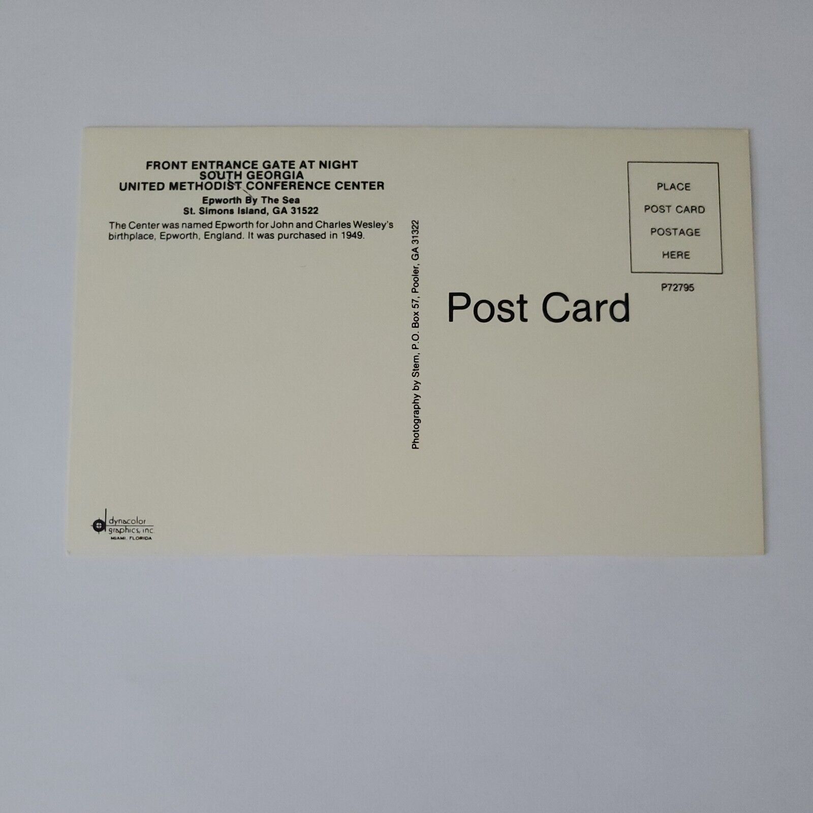 United Methodist Conference Center Gate Epworth St Simons Island GA ...