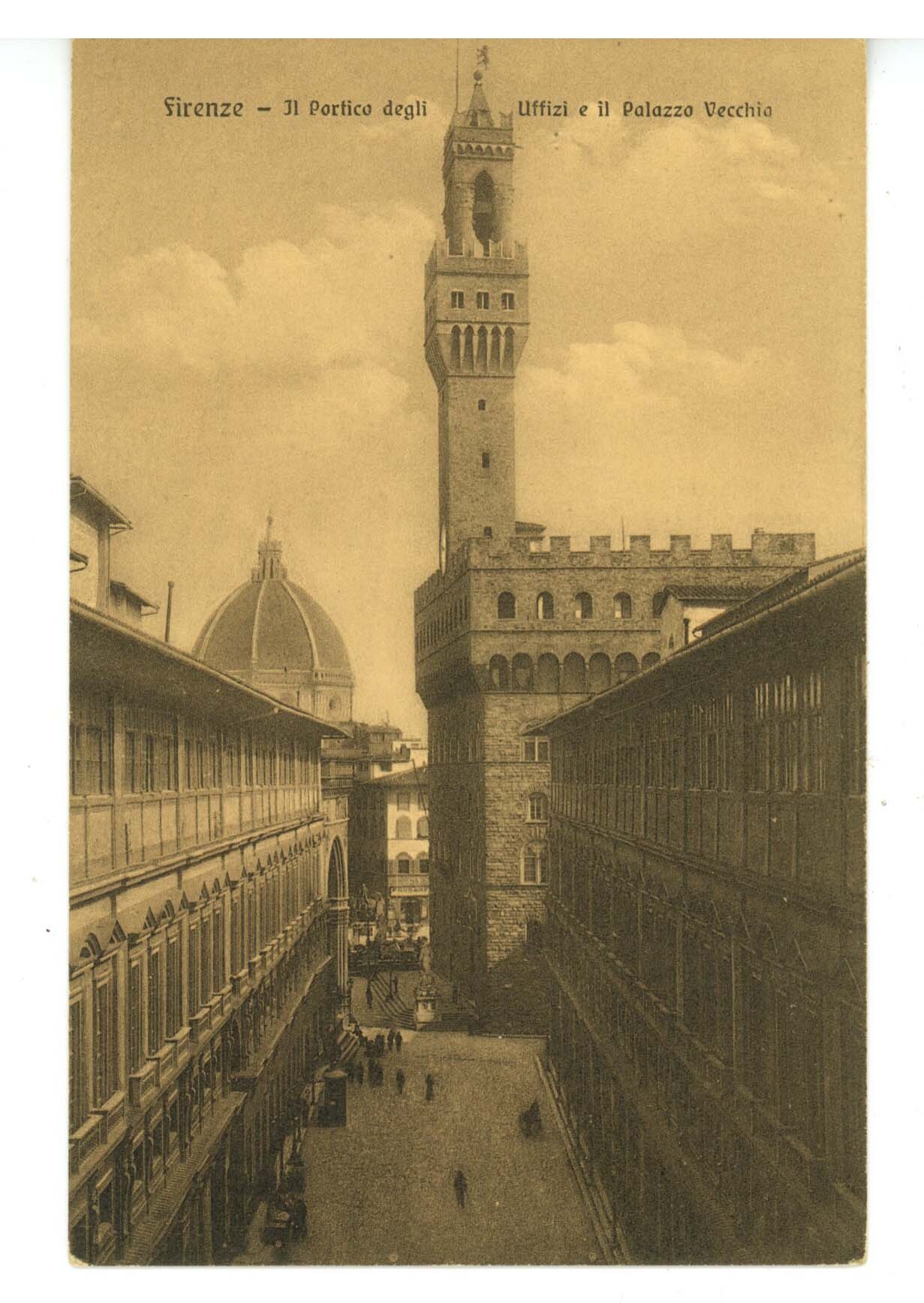 Italy- Florence (Firenze). Old Palace & Portico of Ulfizi | Europe ...