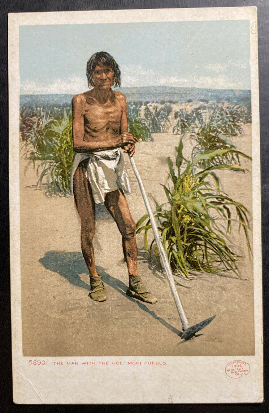 Mint USA PPC Picture Postcard Native American Indian Moki Pueblo Man ...