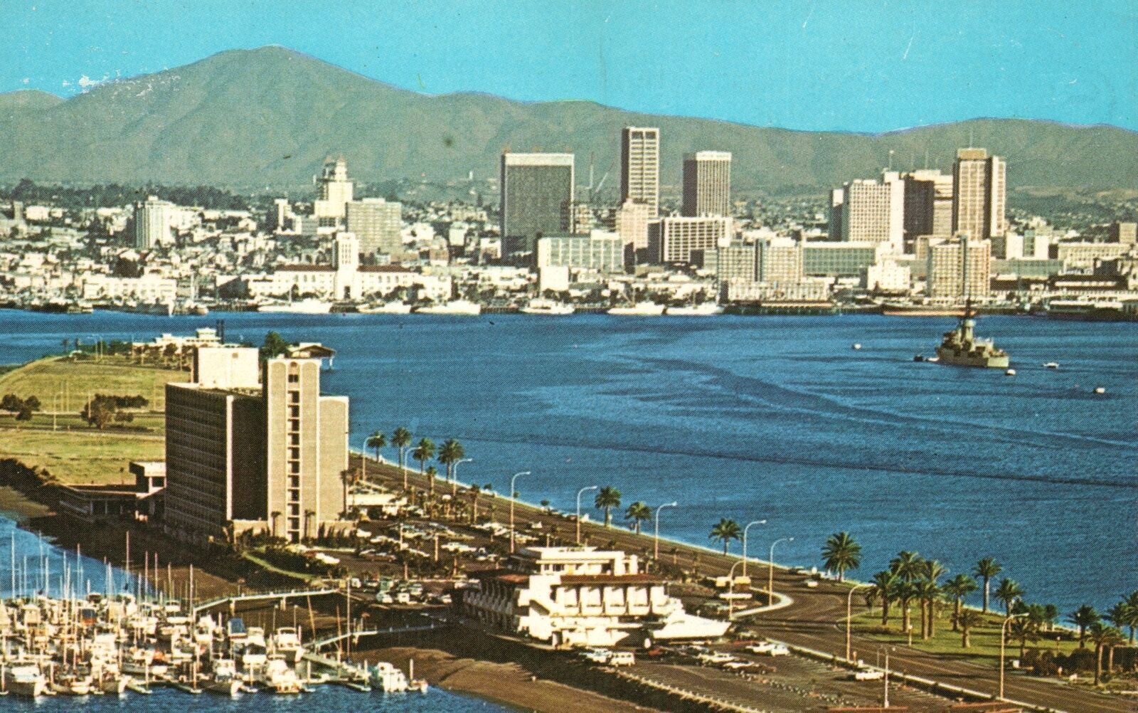 Vintage Postcard Sheraton-San Diego Airport Buildings and Hotels ...