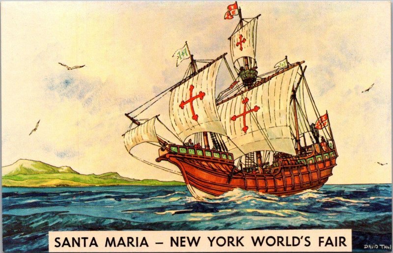 New York World's Fair 1964-65 Christopher Columbus' Santa Maria Rep ...