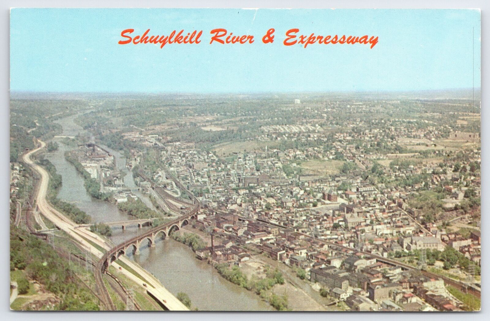 Schuylkill River & Expressway Manayunk Philadelphia Pennsylvania PA ...