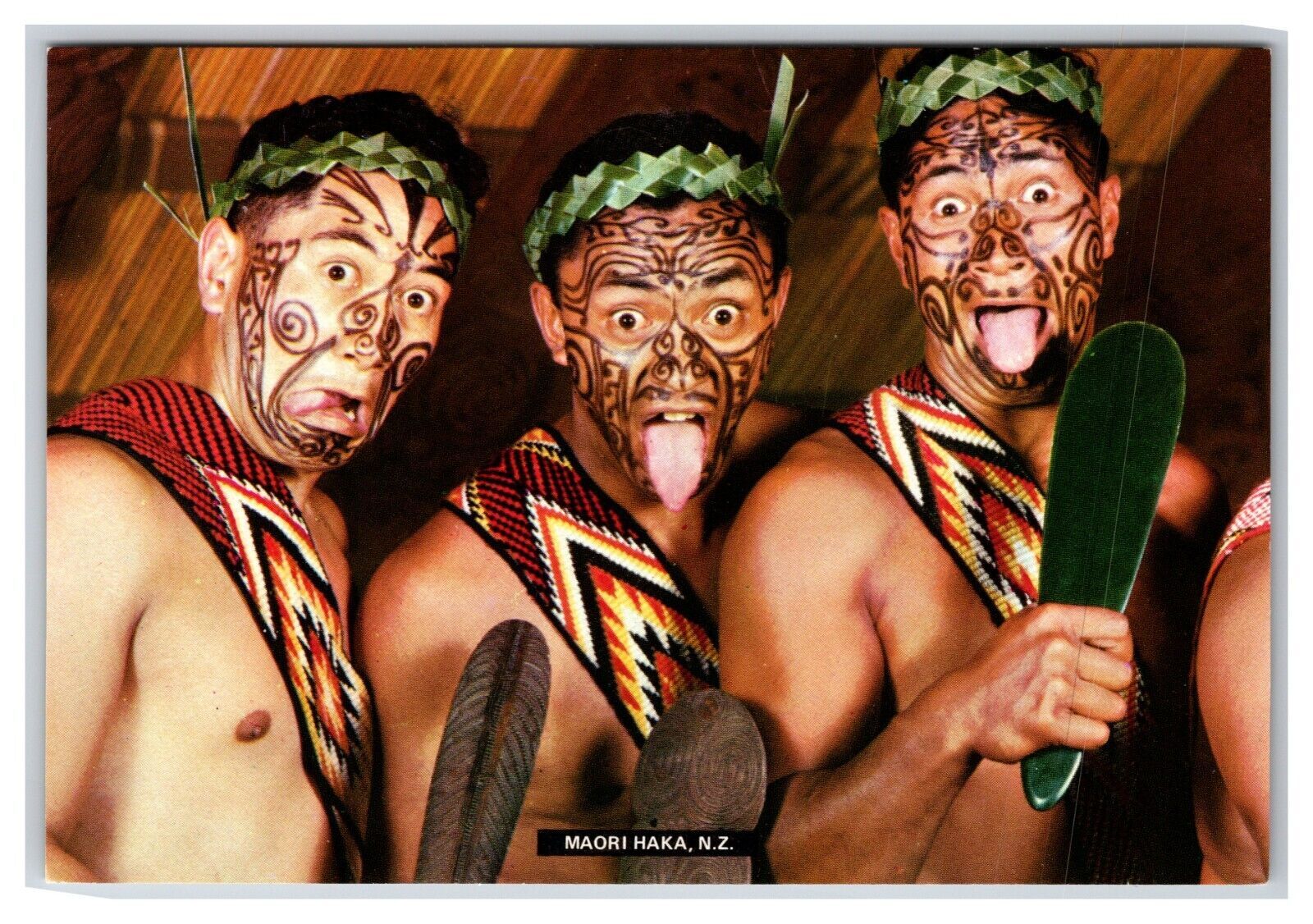 Maori Hakka Dancers New Zealand UNP Continental Postcard O21 ...