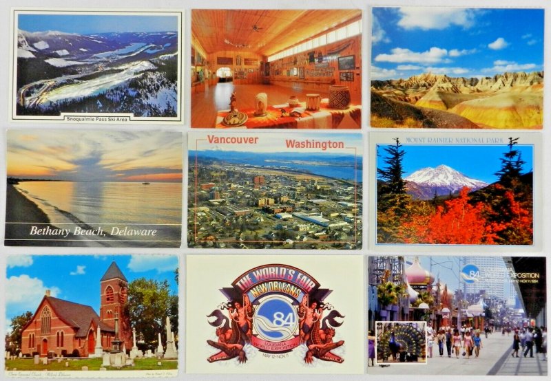 1970's Huge Lot Postcards 1000+ U.S.A. Street Views, Animals, Parks ...