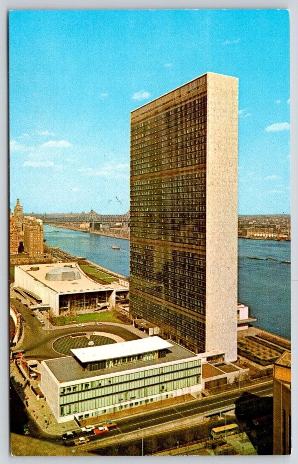 New York City NY United Nations General Assembly Building Chrome ...