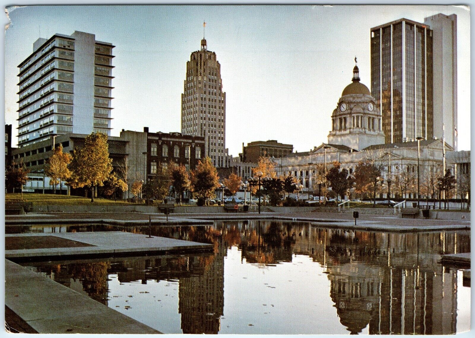 c1970s Fort Wayne IN Downtown Lincoln Bank Tower Allen County ...