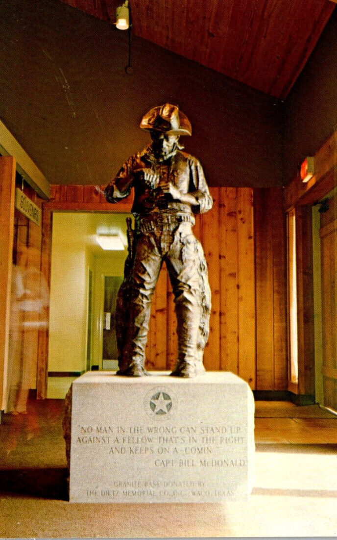 Texas Waco Texas Ranger Hall Of Fame Entrance Texas Ranger Statue ...