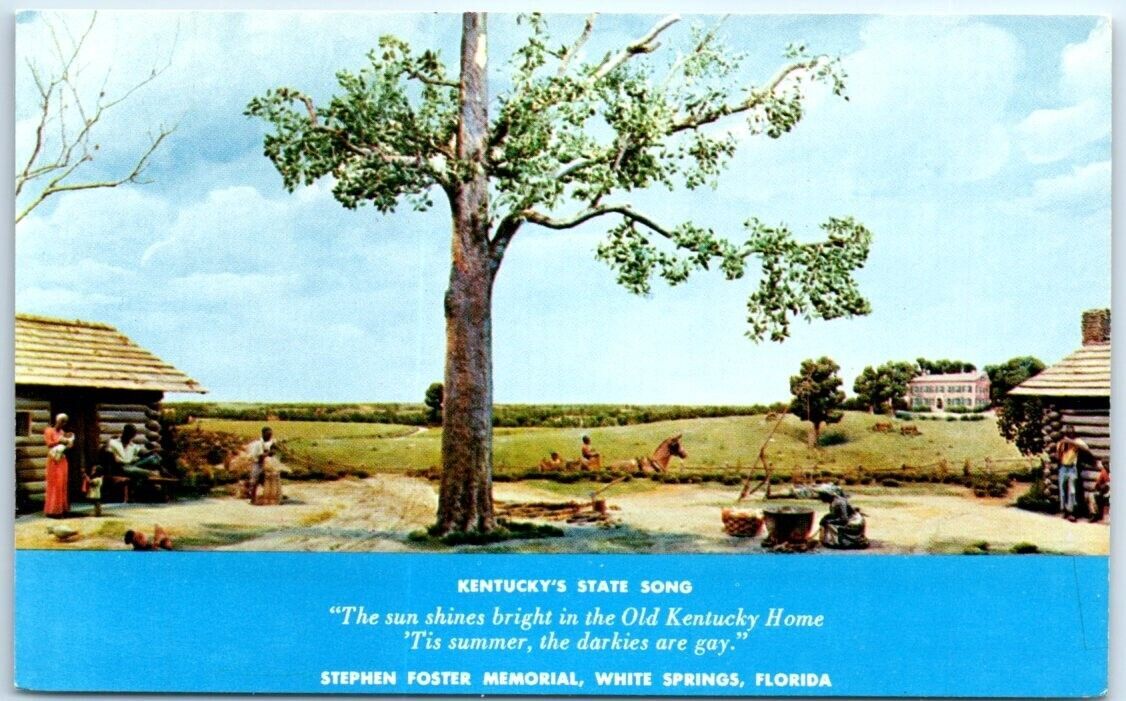 Postcard - "My Old Kentucky Home" Diorama, Stephen Foster Memorial ...