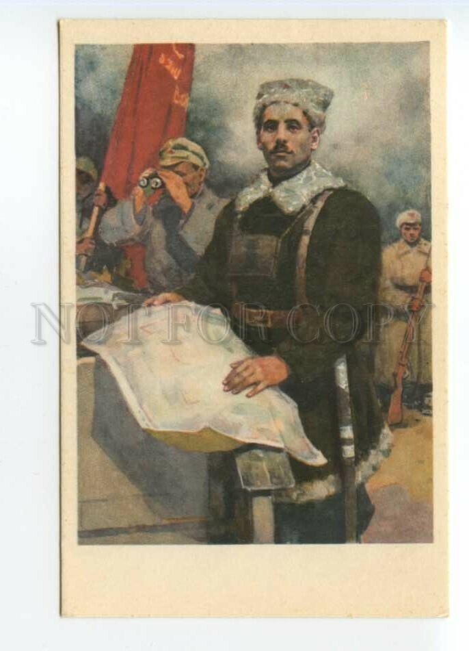 486420 1969 Kotlyarov portrait hero Civil War Vasily Konstantinovich ...