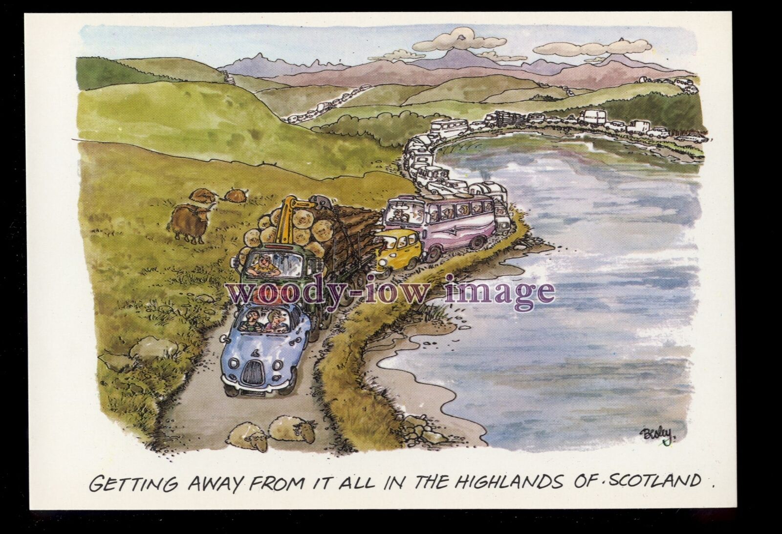 BES068 - Getting away from it all in Scottish Highlands - Besley comic ...