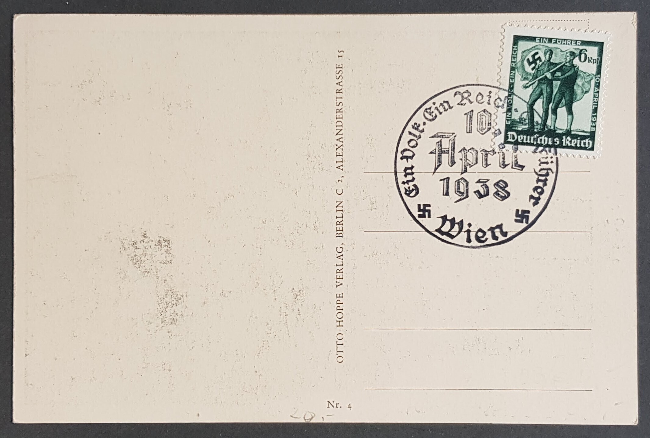 Germany Third 3rd Reich Original Postcard Adolf Hitler - MAN of the ...