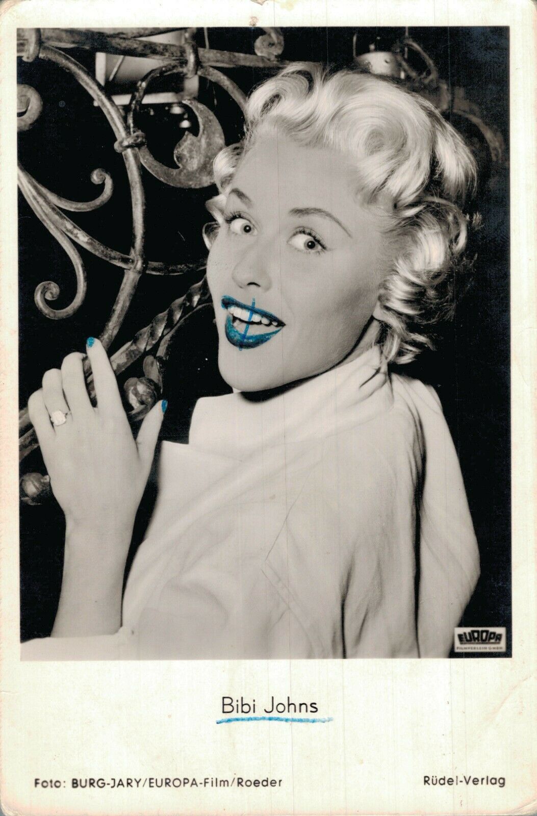 Bibi Johns Swedish Schlager Singer Vintage RPPC 08.37 | Other / Unsorted, Postcard / HipPostcard