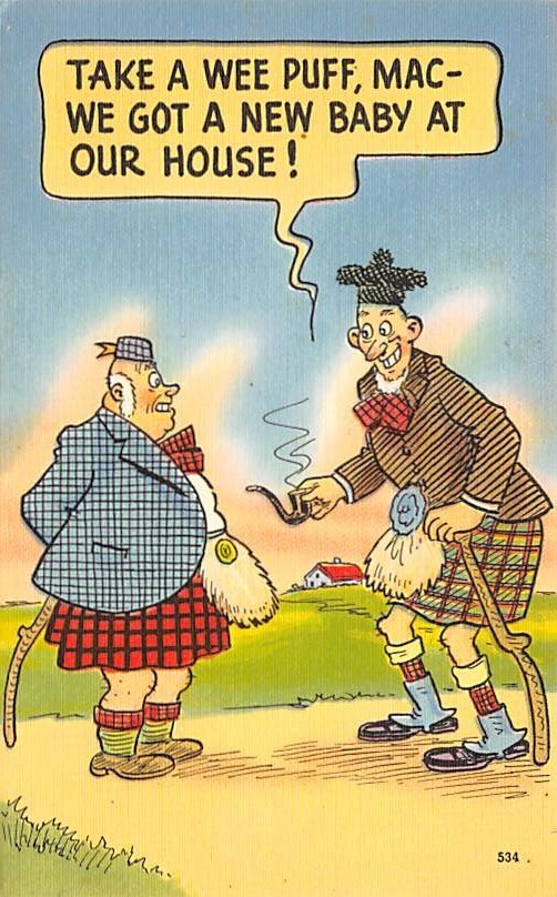 Kilt Comic Kilts Unused | Topics - Cartoons & Comics - Comics, Postcard ...